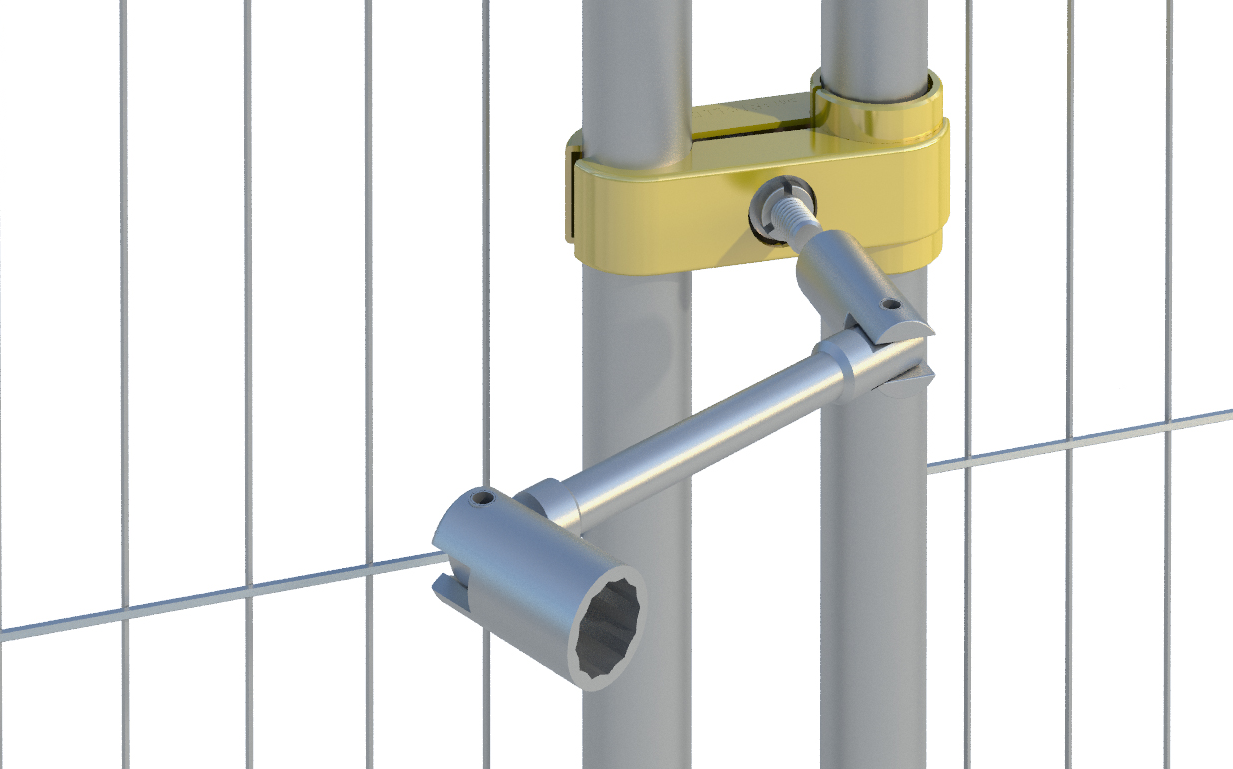 Heras Lockable Spanner Kit to secure couplers