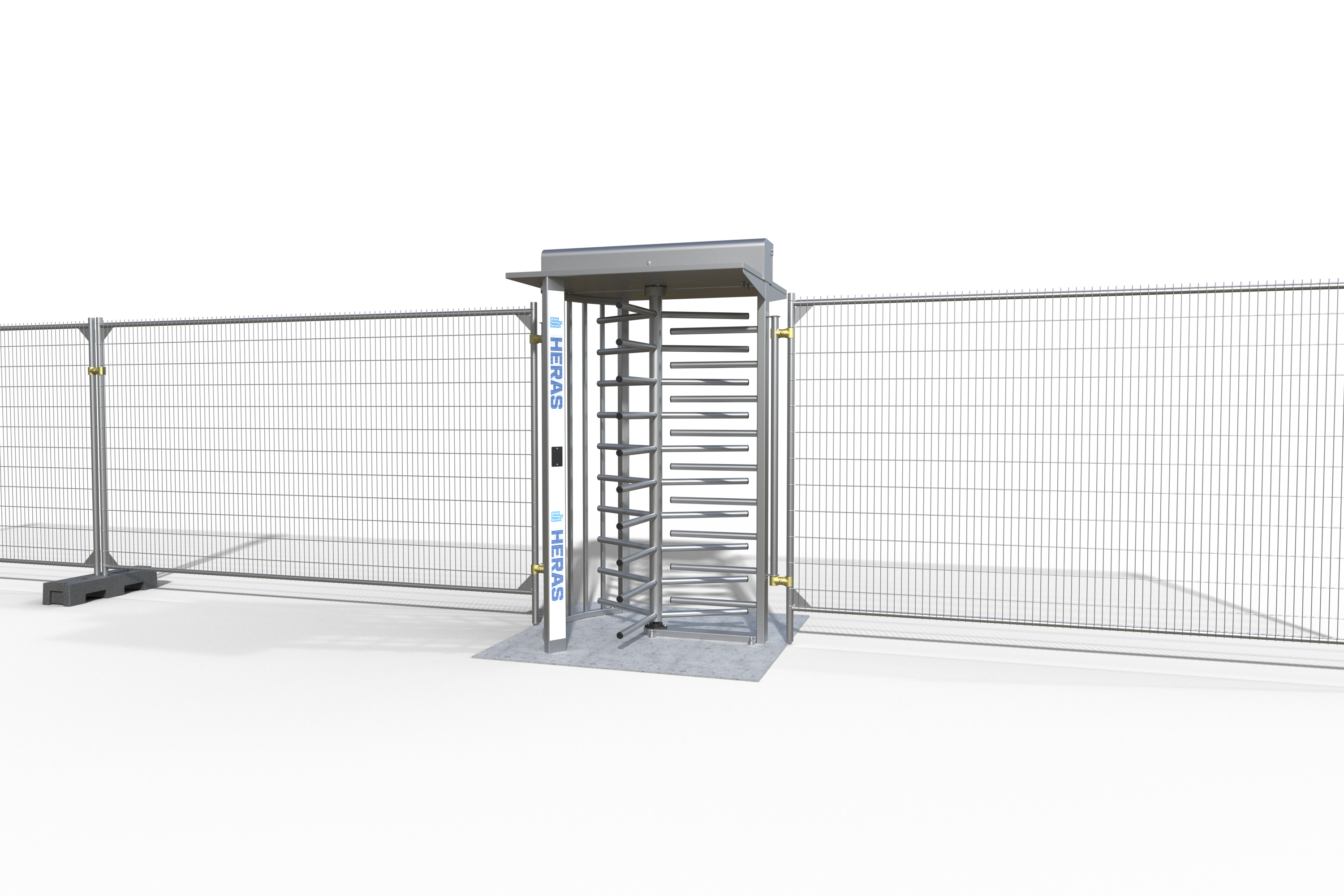 Turnstile from Heras Mobile for efficient access control