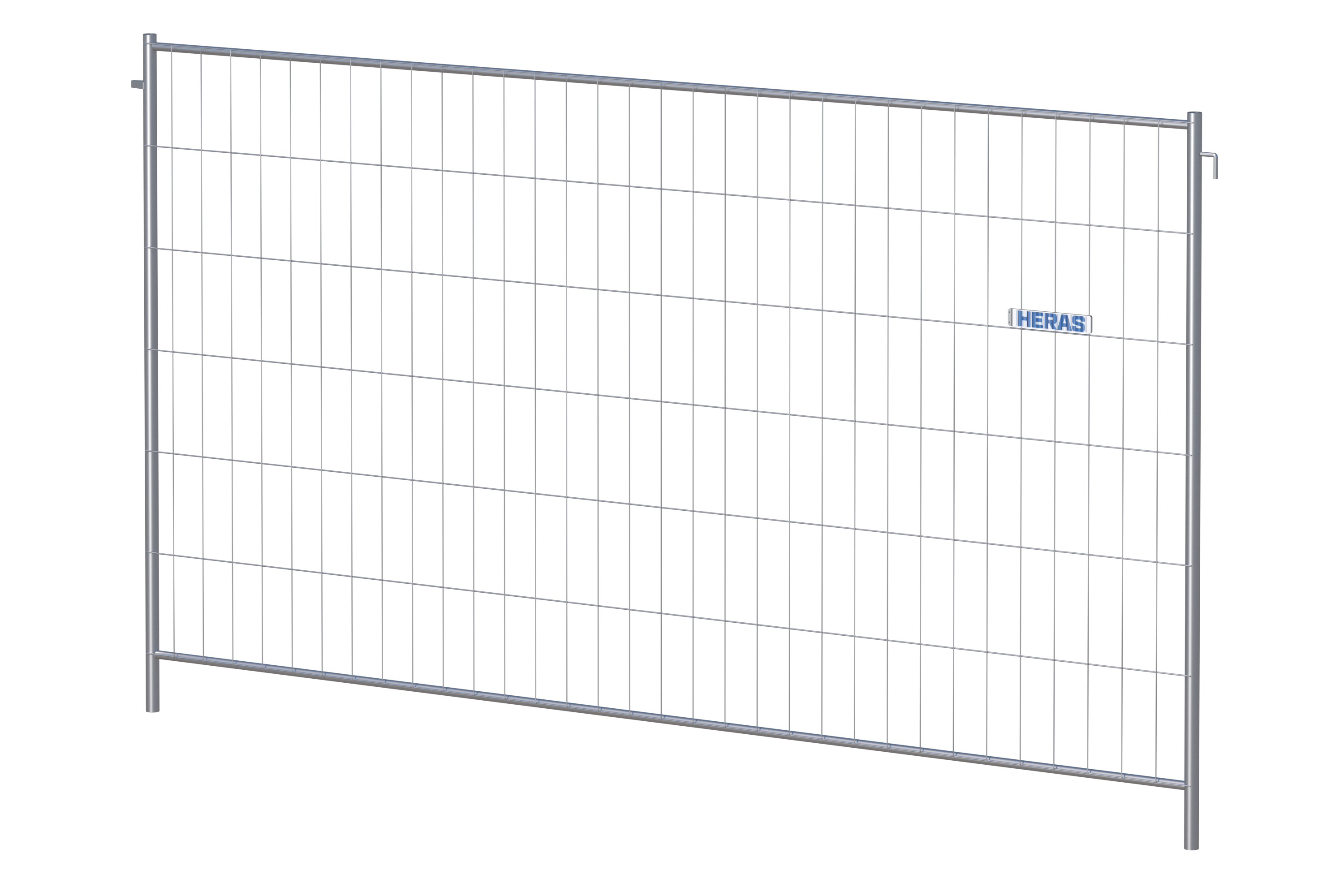 Heras Clôture Mobile M70 avec une durée de vie maximale