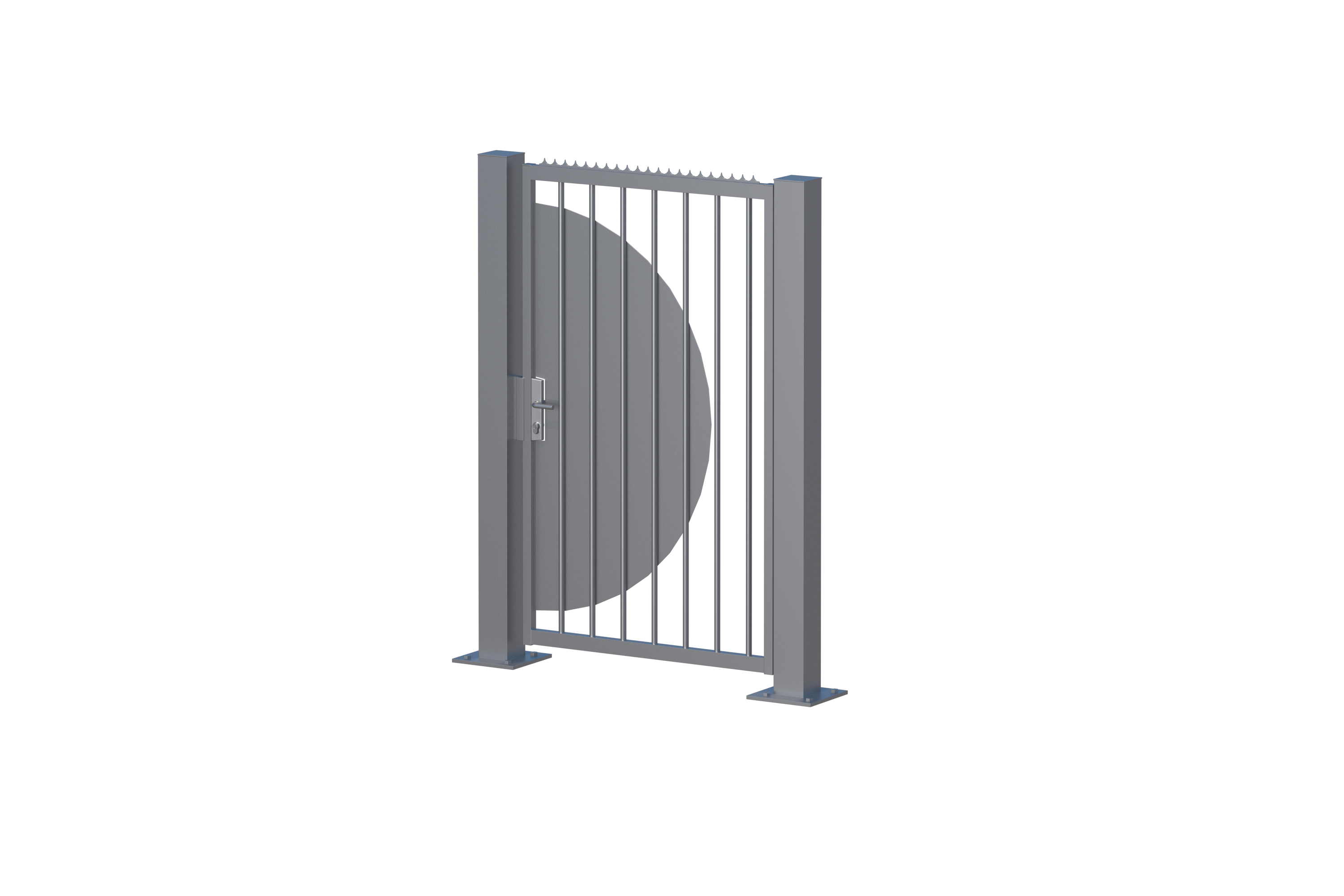 Heras emergency gate for construction sites and event venues