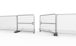 Heras Vehicle Gate Round Topdestrian gate round top