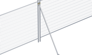 Brace for Heras temporary fencing | Improved stability