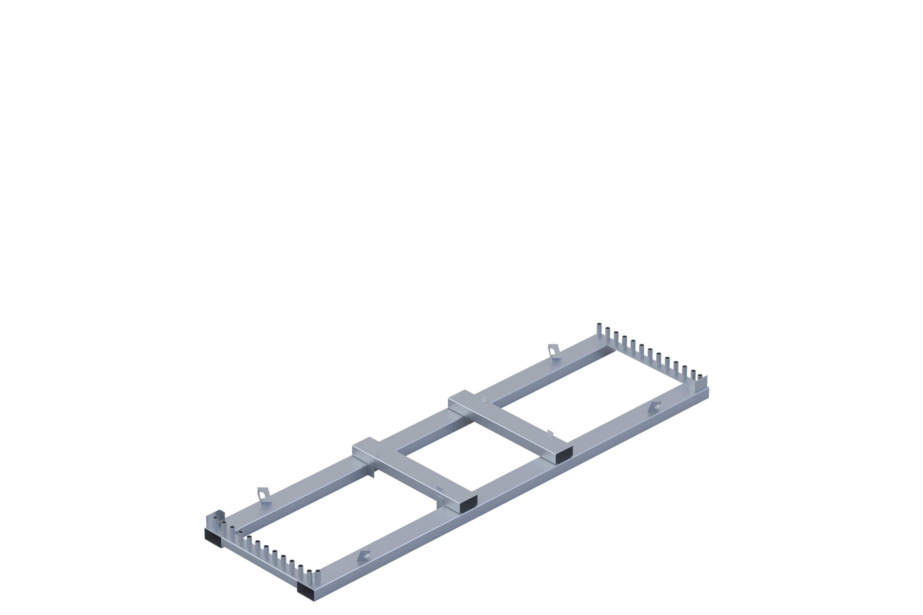 Transport rack to vertically transport and store 25 fences