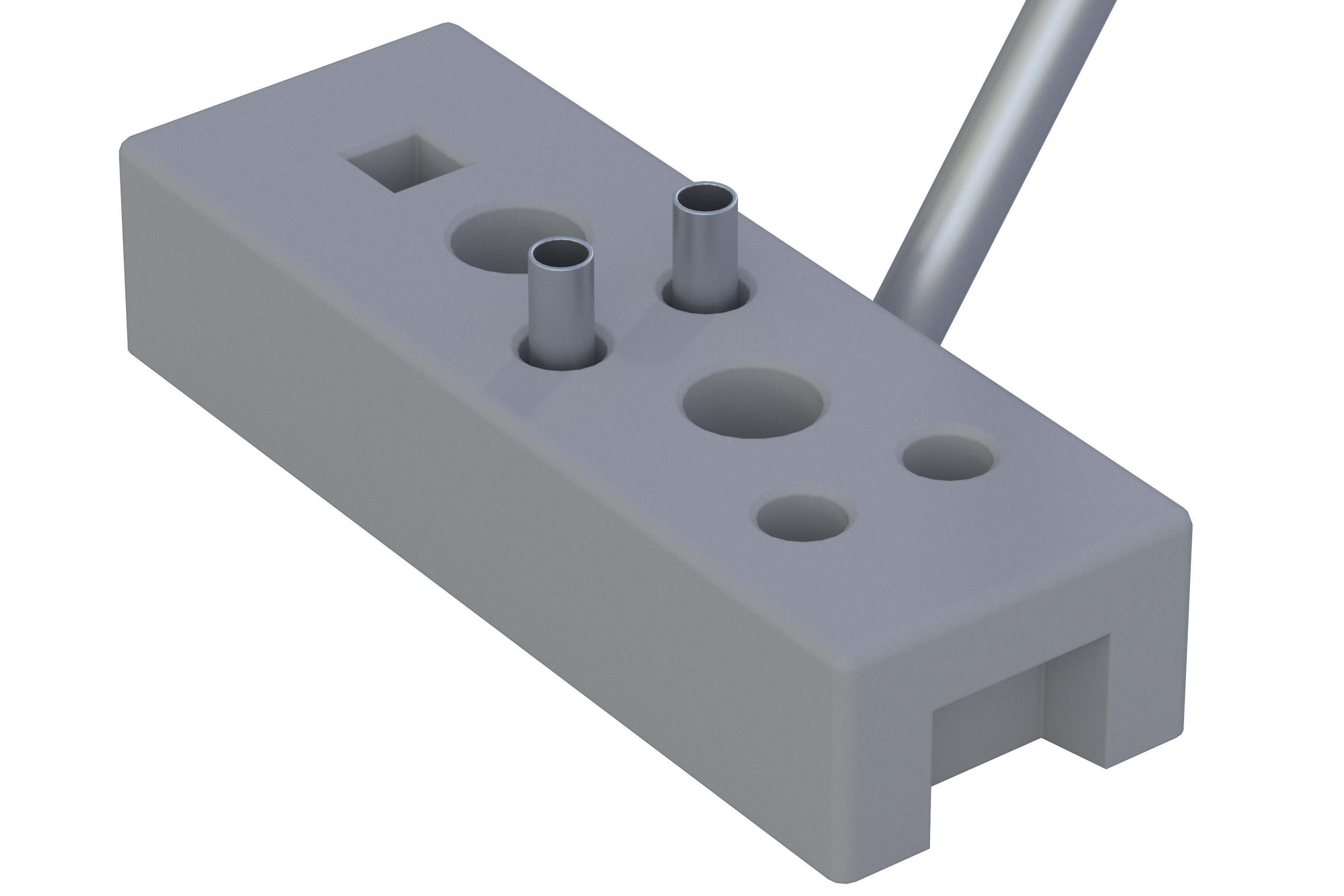 Steel footing for brace to fix a Heras fence stabilizer